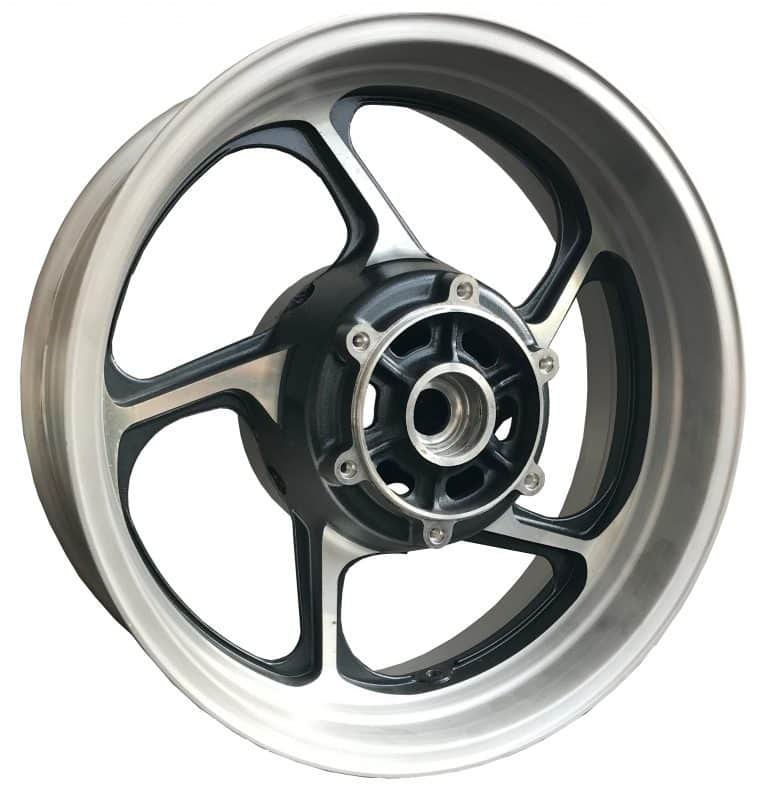 Kawasaki Zephyr Felgenverbreiterung von Georg Deget Motorradtechnik