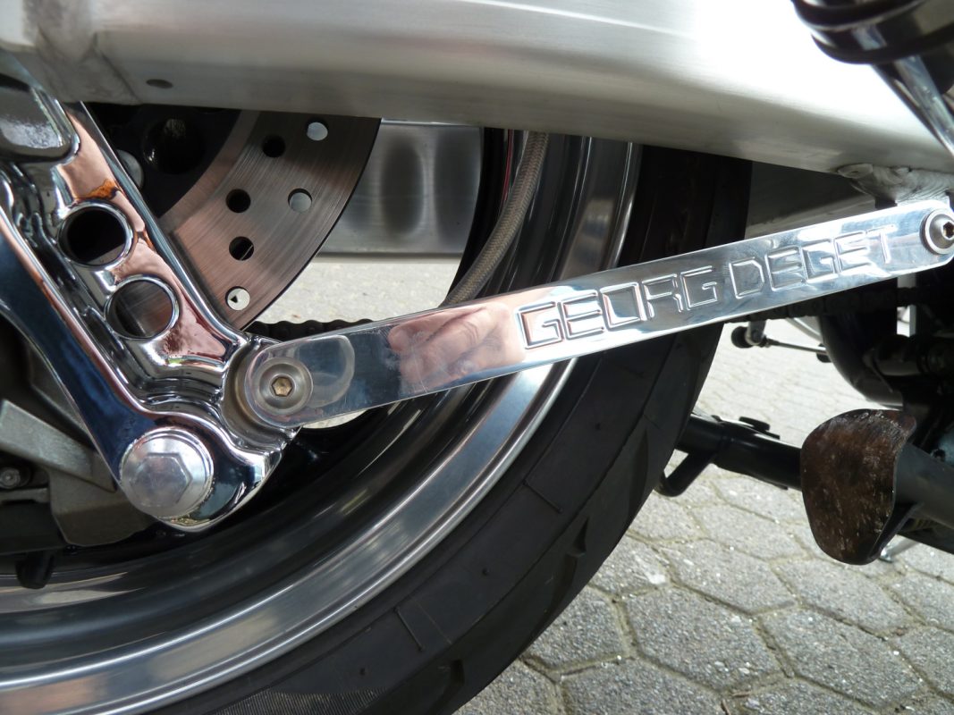 Yamaha XJR 1300 Felgenverbreiterung von Georg Deget